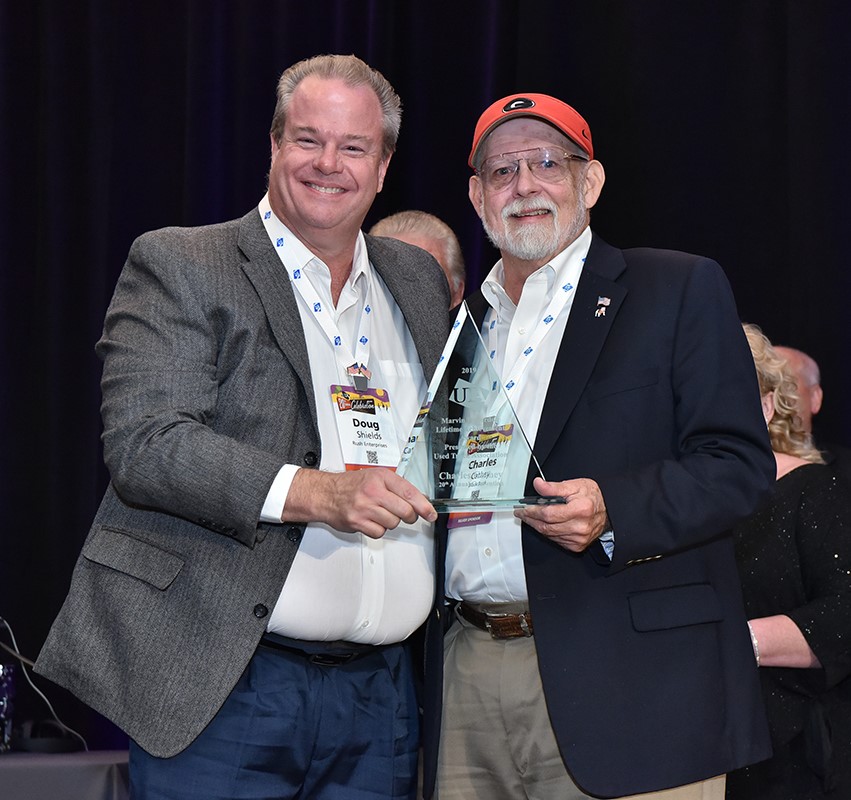 Used truck group presents lifetime achievement award to Charles Cathey ...