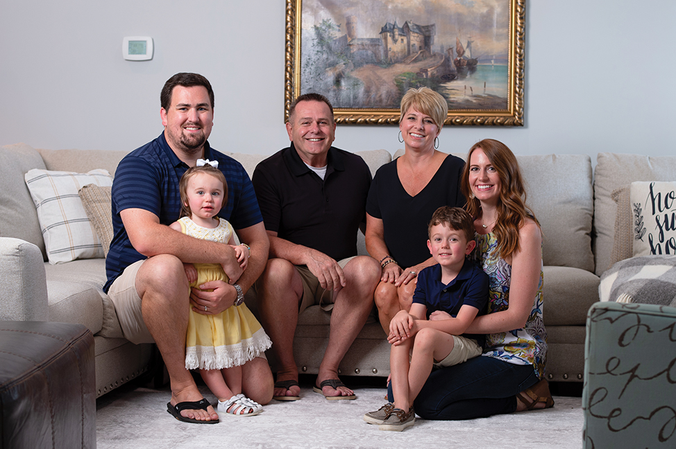 Family man: Strong support of wife, children, grandchildren behind ...