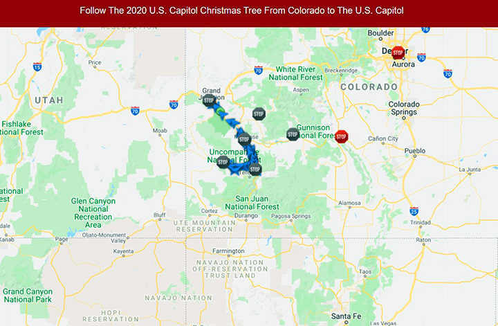 Spireon provides real-time tracking of U.S. Capitol Christmas Tree’s ...