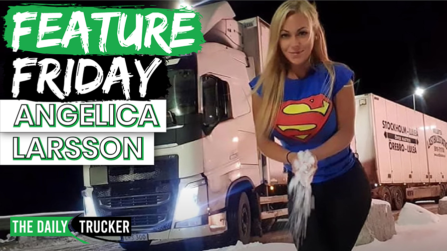 The Daily Trucker | YouTube Star Angelica Larsson - TheTrucker.com