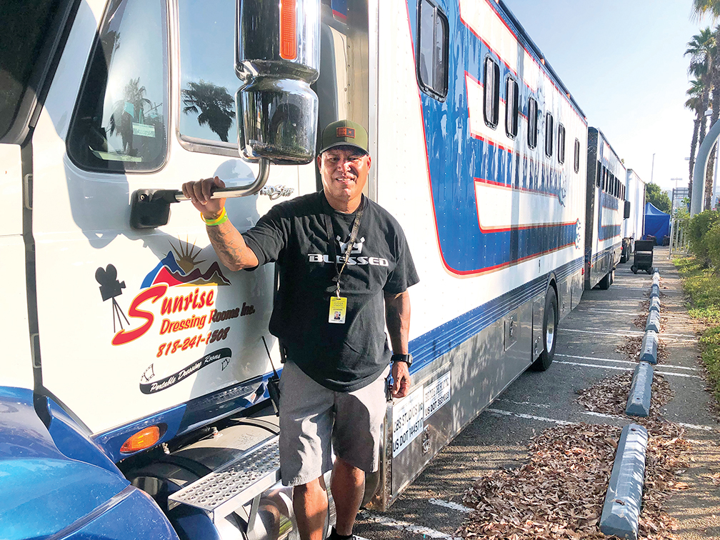 Bright lights, big rig: Driver keeps the show going by hauling ...