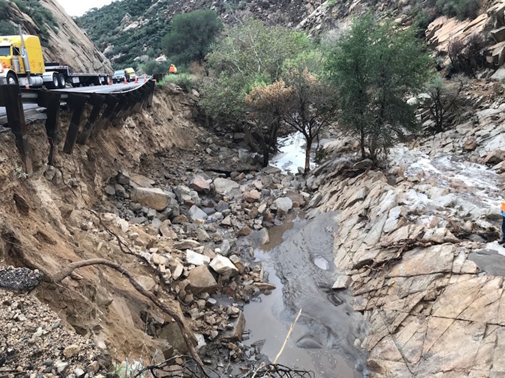 Storm-damaged Arizona highway requires extended closure - TheTrucker.com