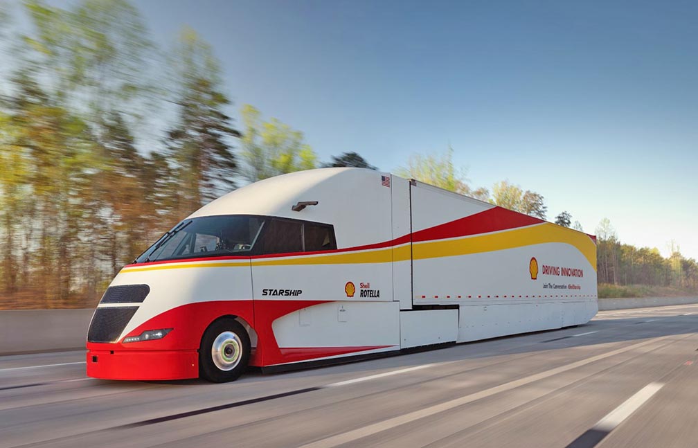 Shell showing off fuel-sipping rig - TheTrucker.com