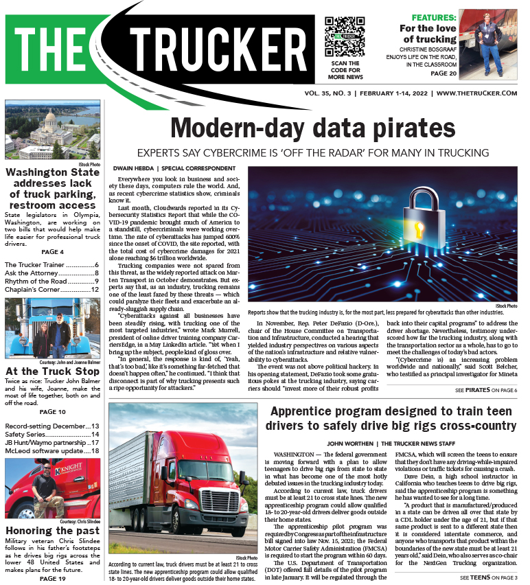 The Trucker Newspaper - Digital Edition February 1, 2022 - TheTrucker.com