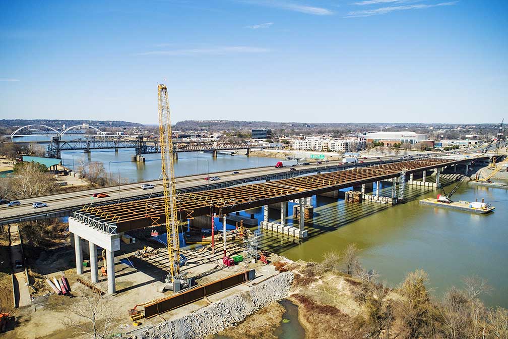 I-30 widening project through Arkansas's capital city causing traffic ...