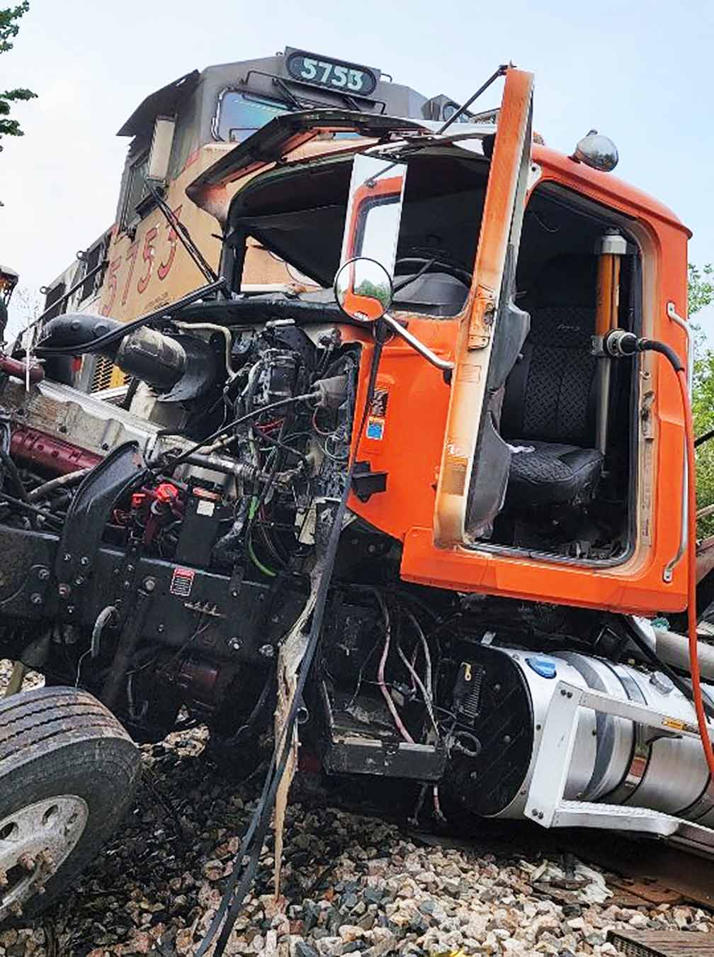 Tractor-trailer driver hospitalized after collision with train in Texas ...