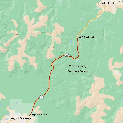 Major work planned for stretch of Colorado's US 160 - TheTrucker.com