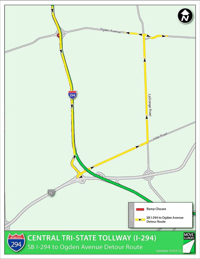 Ramp closures, detours scheduled for Illinois’ Central Tri-State ...