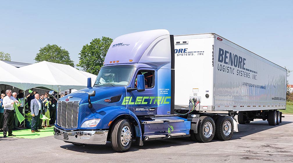 Benore celebrates first Class 8 electric truck in its fleet - and in ...