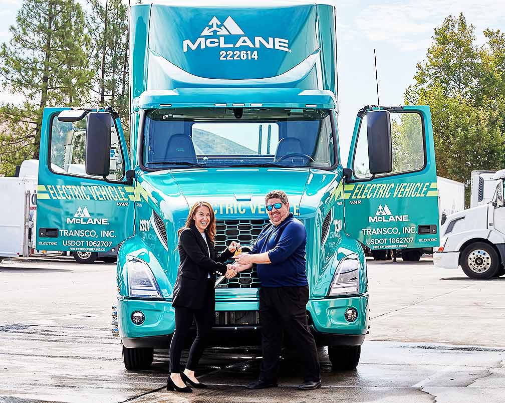 McLane Company integrates Volvo VNR electric trucks into Southern ...