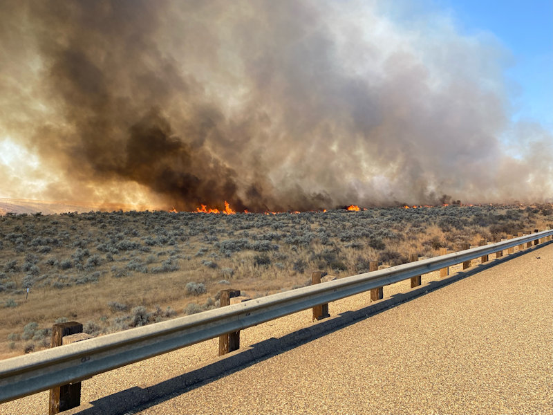 I-84 near Oregon, Idaho border back open after fire closures ...