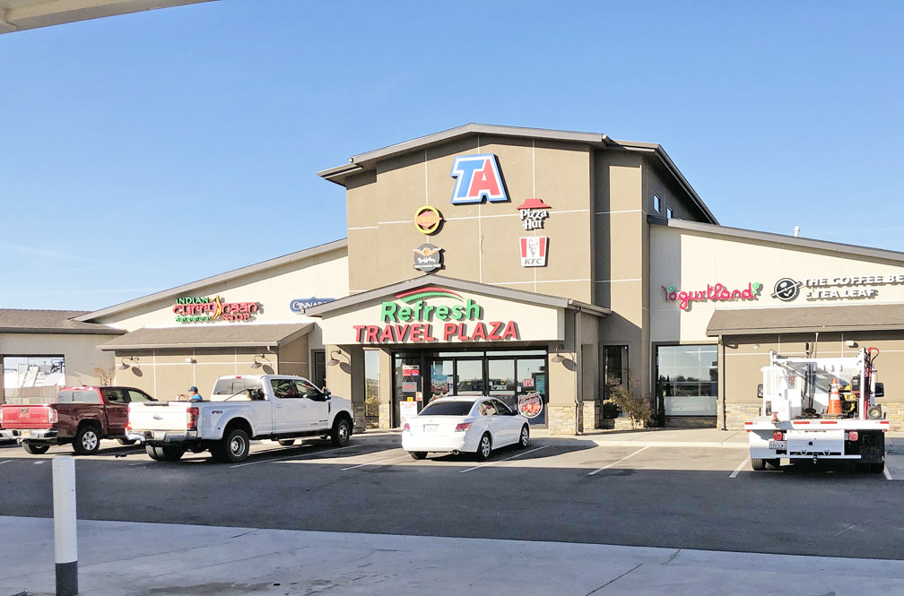 TravelCenters of America adds 78 semi-truck parking spaces with new ...