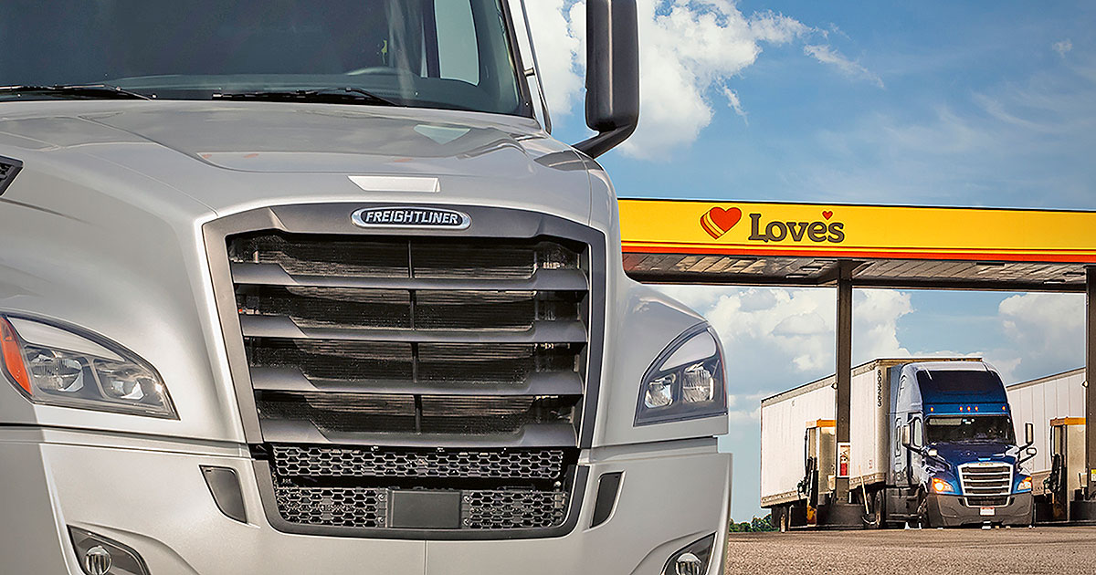 DTNA, Love’s expand partnership for Freightliner service points ...