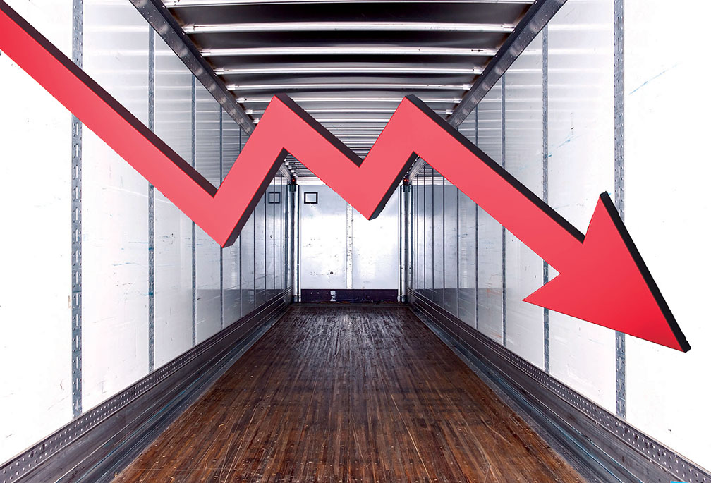 Mixed signals: Rates continue downward trend as freight volumes decline ...