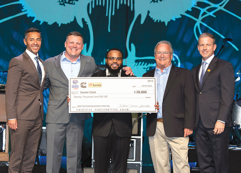 TCA Driver of the Year Daniel Clark works to help others, both on duty ...