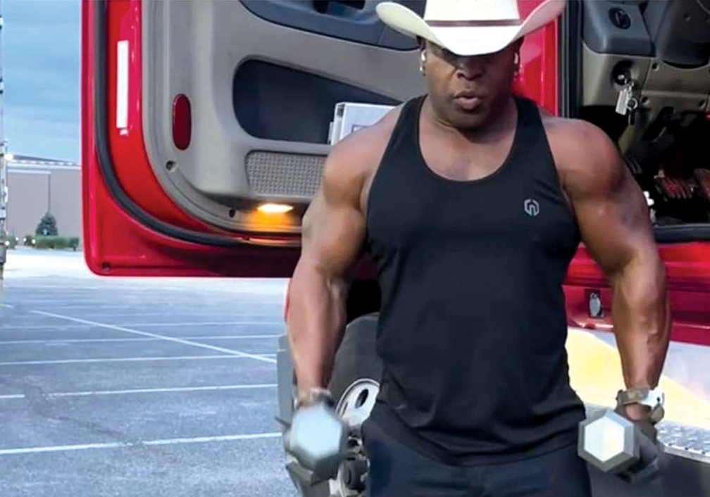 Trucker and fitness trainer Dave Cathcart works to help other drivers ...