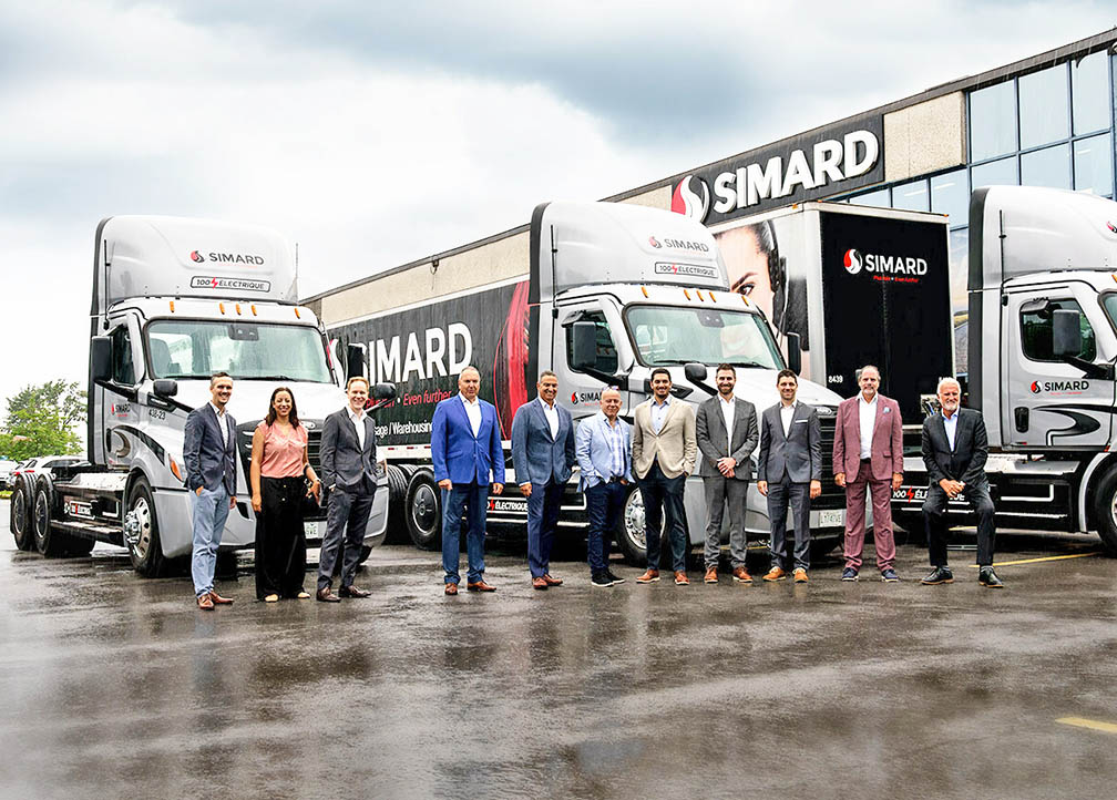 Simard Transport begins electrification of its truck fleet - TheTrucker.com