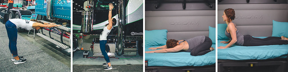 Yoga stretches and poses can help drivers stay fit and healthy ...