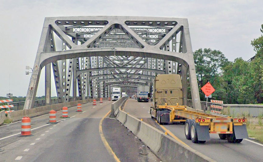 I-55 Mississippi River bridge between Arkansas, Tennessee to ...