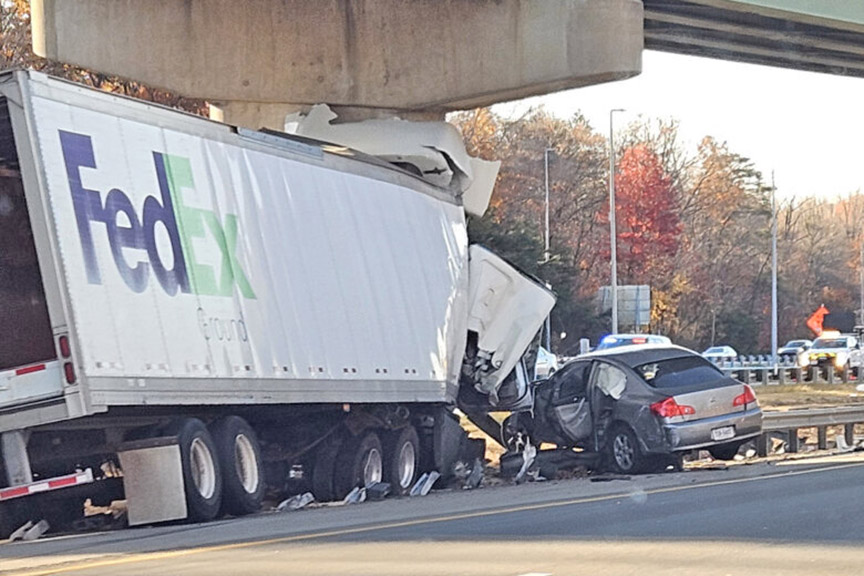 FedEx driver dead in Virginia I-95 crash - TheTrucker.com