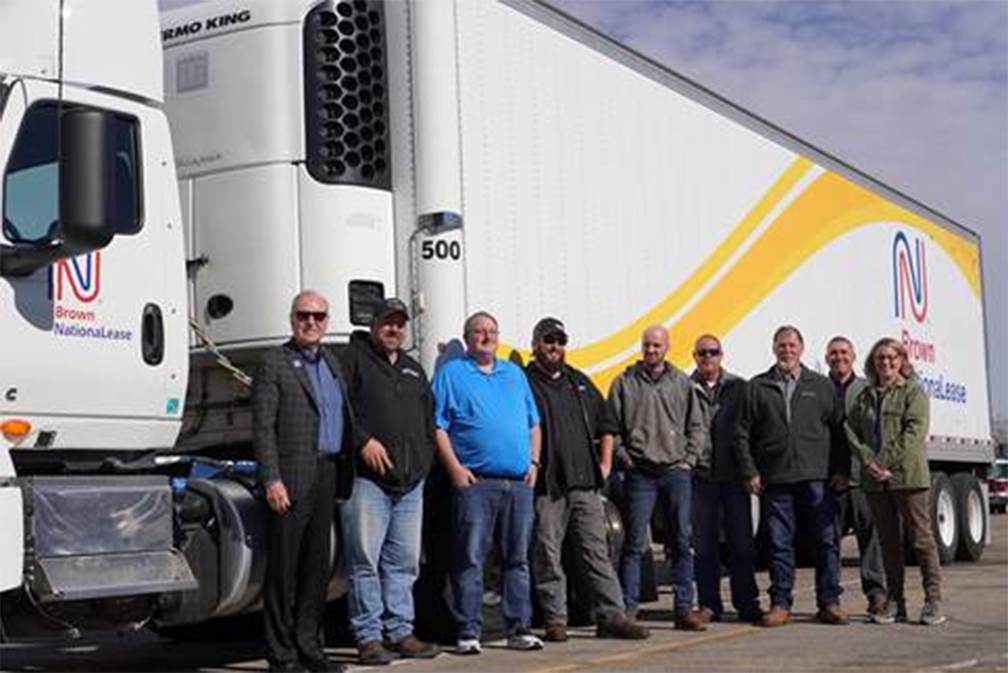 Brown NationaLease donates Class-8 trailer to Iowa diesel tech program ...