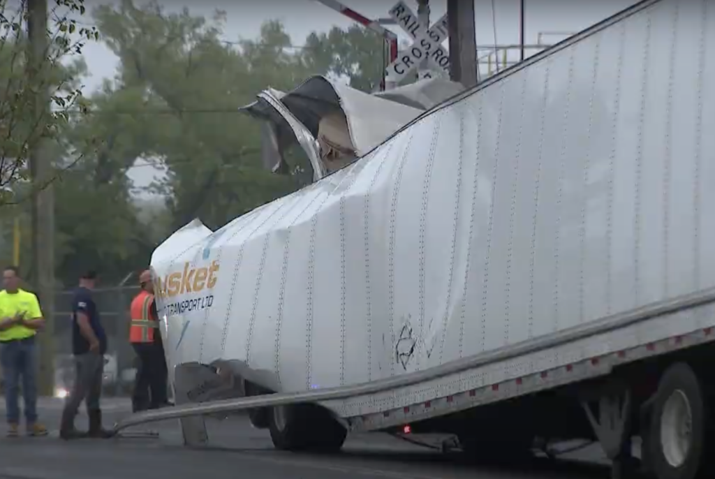 Amtrak train hits tractor trailer in Connecticut, minor injuries ...