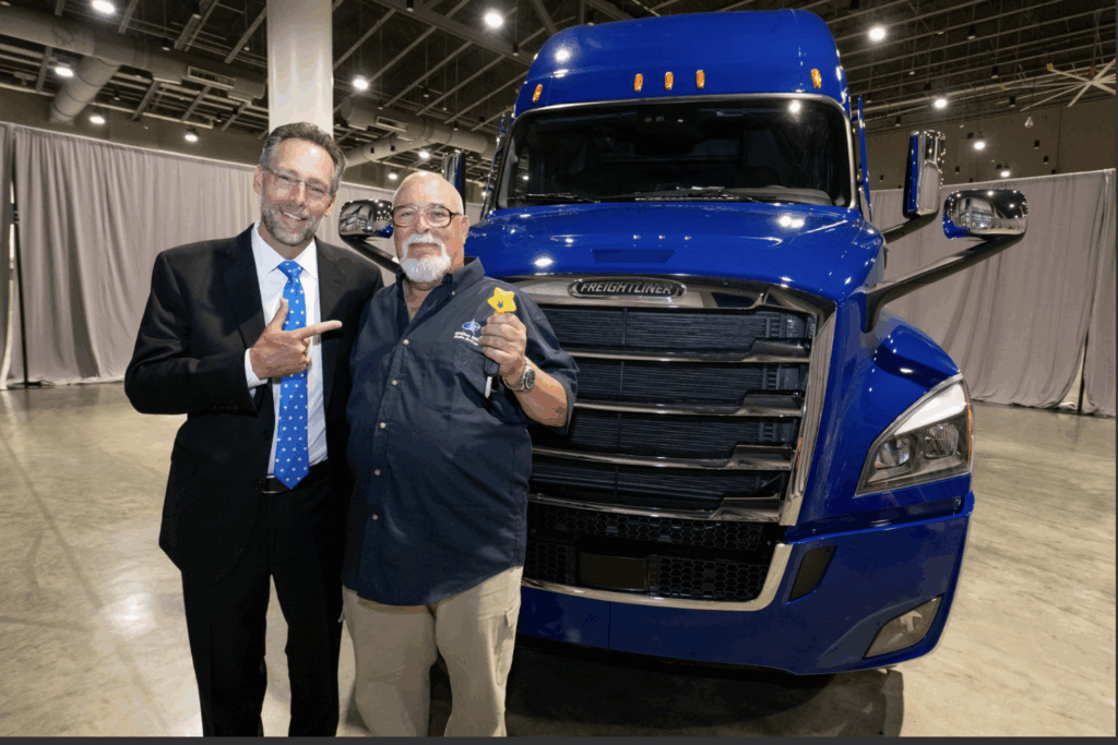 Landstar driver hits million mile safe driving mark, wins Freightliner ...