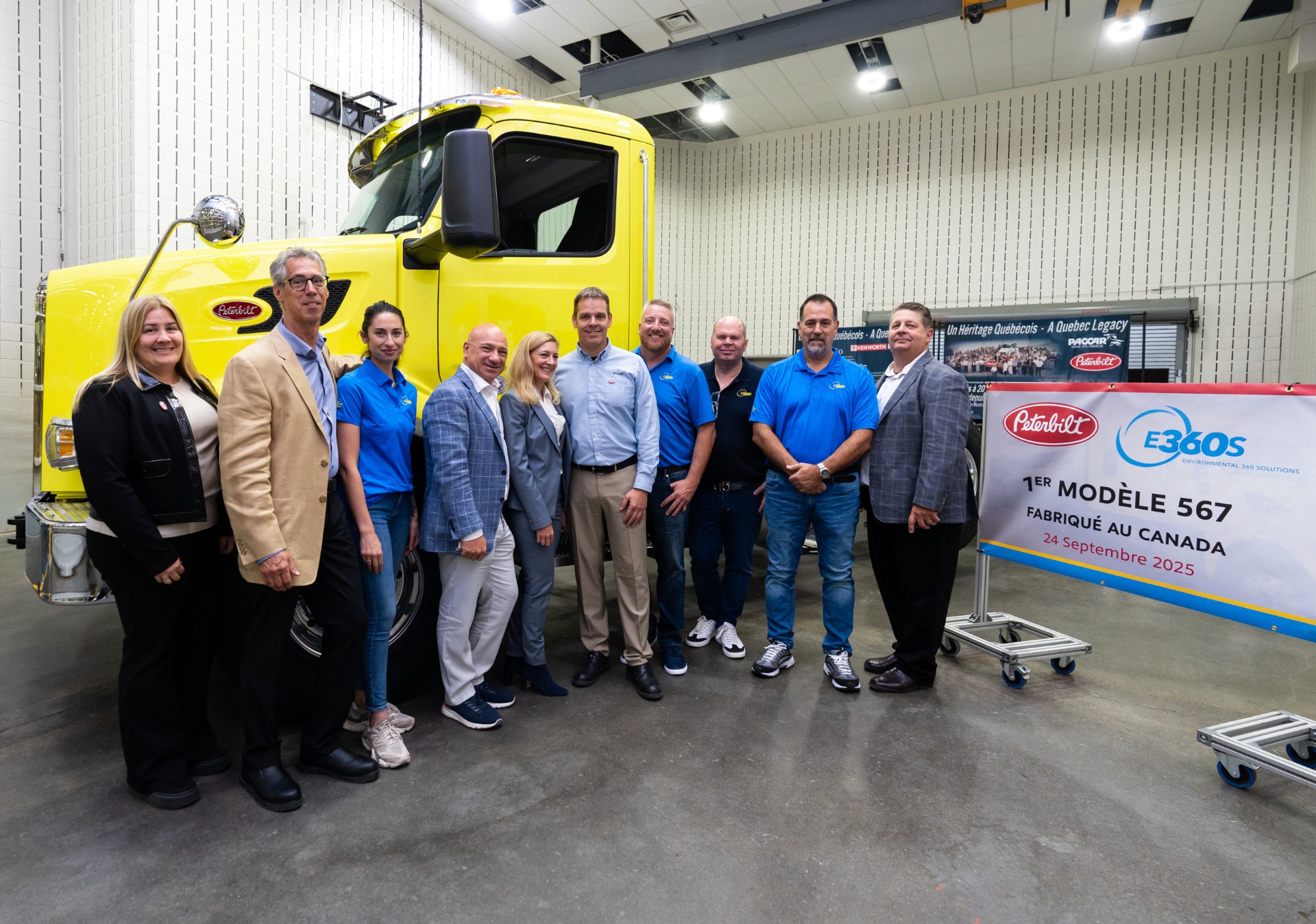 Peterbilt delivers first Model 567 built in Canada to Environmental 360 ...